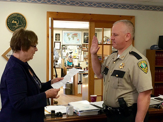 New Kennebec County Sheriff sworn in - The Town Line Newspaper
