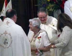 Marie Deeb invested to Order of St. Gregory - The Town Line Newspaper