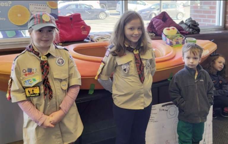 Scouts fill kayak for Feed-A-Neighbor program - The Town Line Newspaper