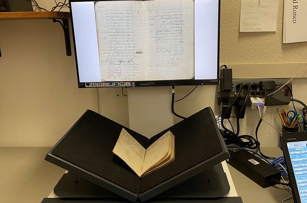 Vassalboro Historical Society gets new Bookeye scanner - The Town Line ...