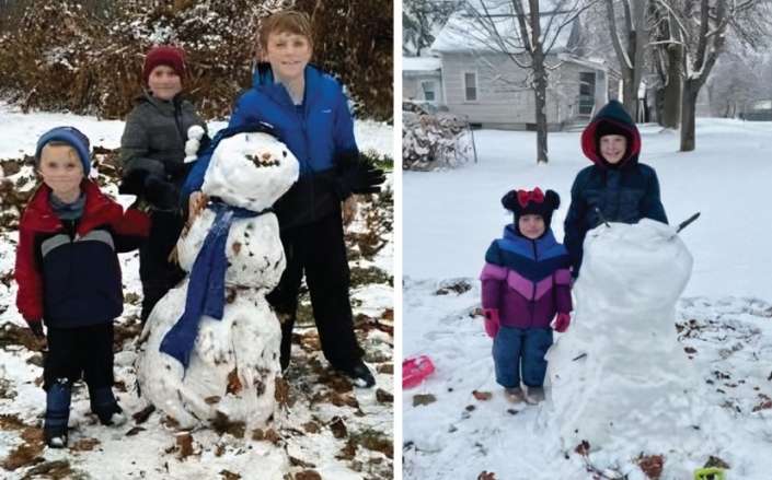PHOTOS: First snowmen of the year - The Town Line Newspaper
